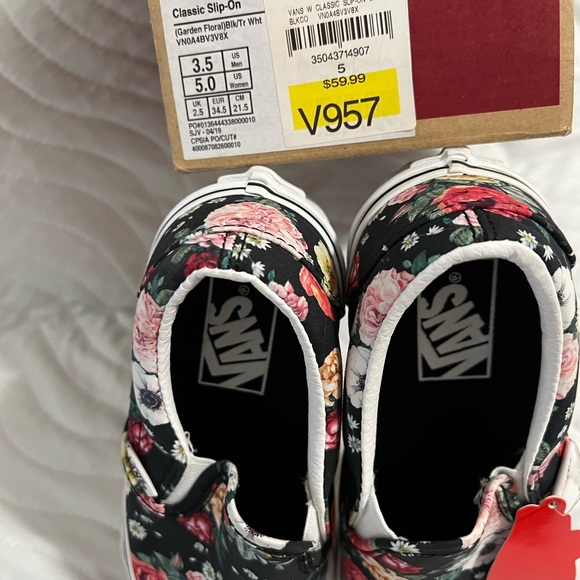 Vans | Shoes | Flower Vanssooo Cute | Poshmark